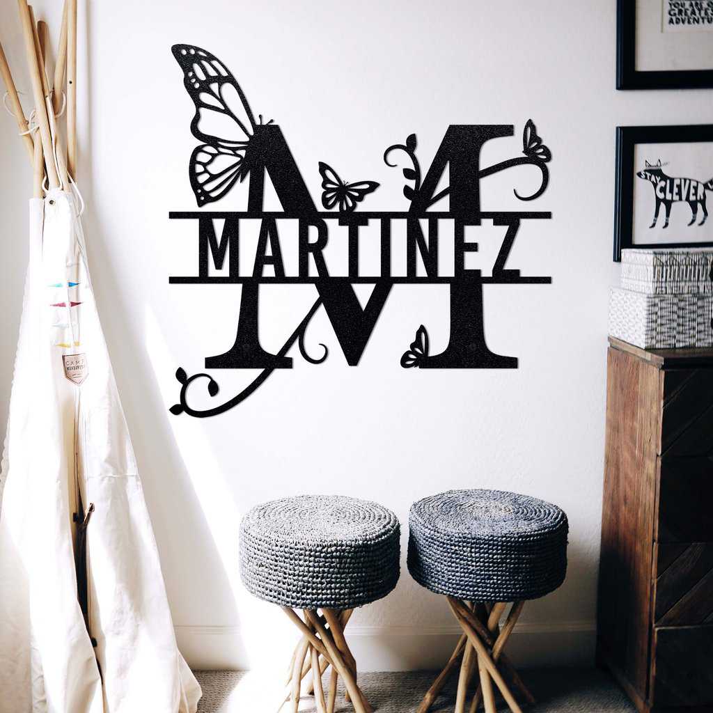 Custom Initial Monogram – Story In Steel