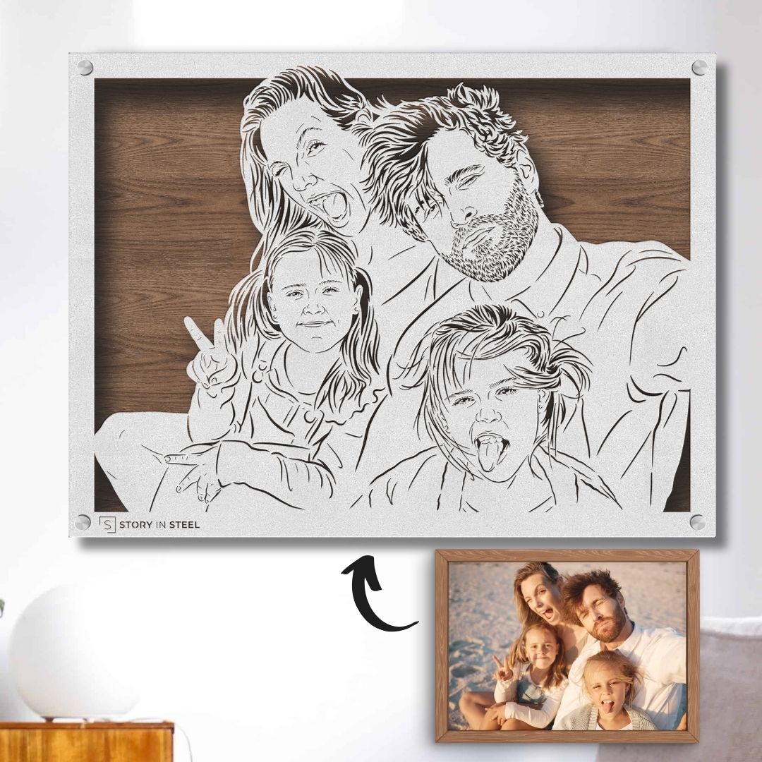 Custom Metal Portrait – Story In Steel