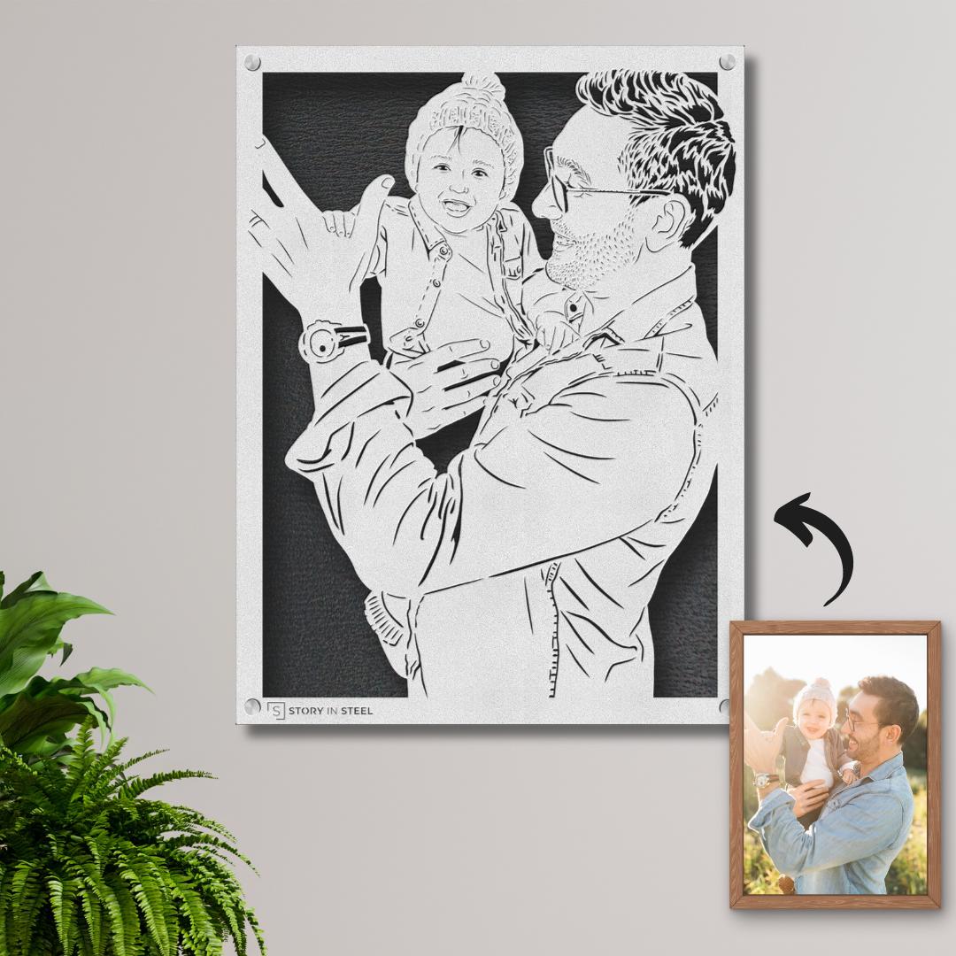 Custom Metal Portrait – Story In Steel