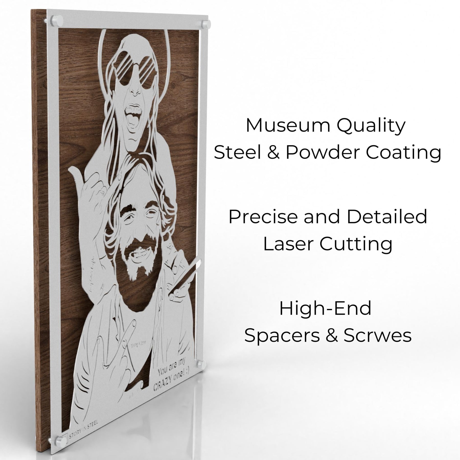 Custom Metal Portrait – Story In Steel
