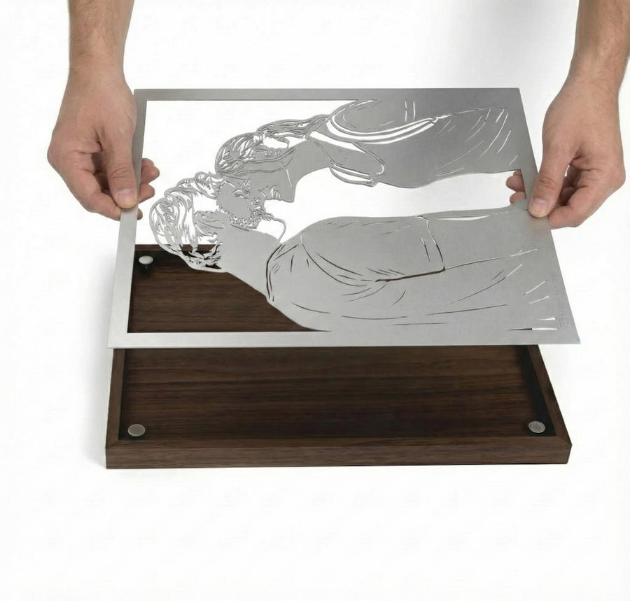 Framed Portrait Installation Guide | Custom Metal Wall Art – Story In Steel