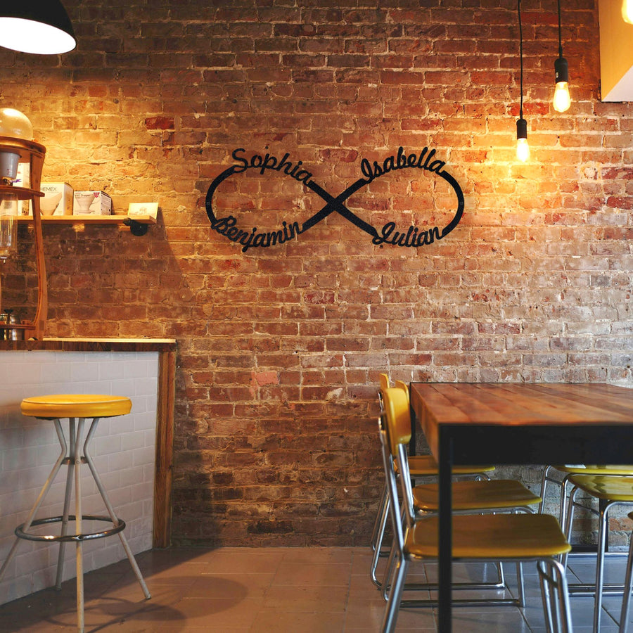 Personalized Multiple Name Infinity Monogram – Story In Steel