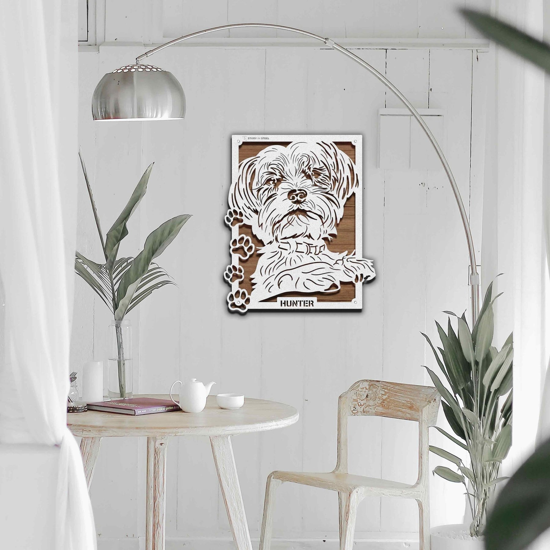 Custom Pet Metal Portrait – Story In Steel